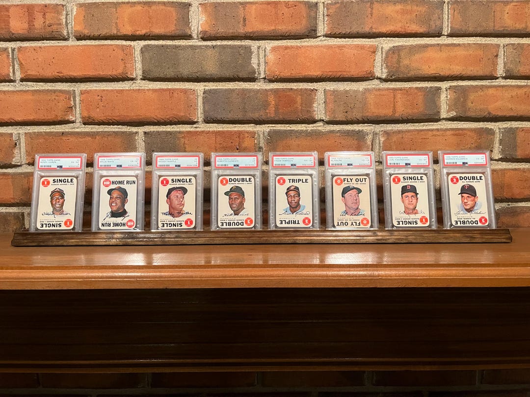 Handcrafted Long Trading Card Display Stand - Etsy