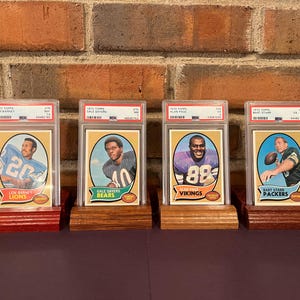 Exotic Wood Trading Card Display Stand - Etsy