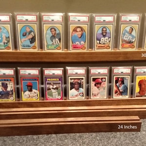 Handcrafted Trading Card Display Stand With Natural Finish - Etsy