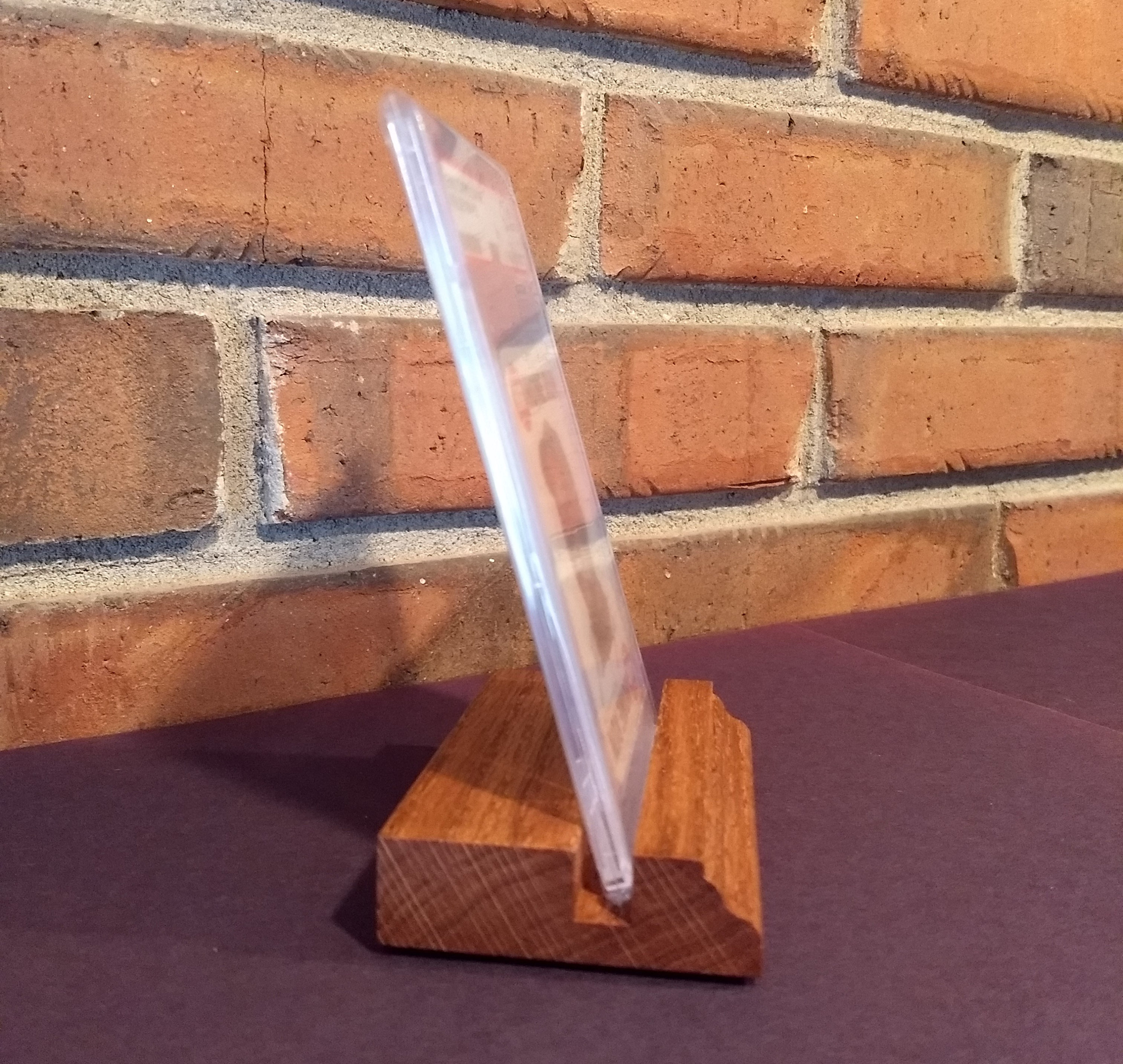Handcrafted Trading Card Display Stand With Natural Finish - Etsy