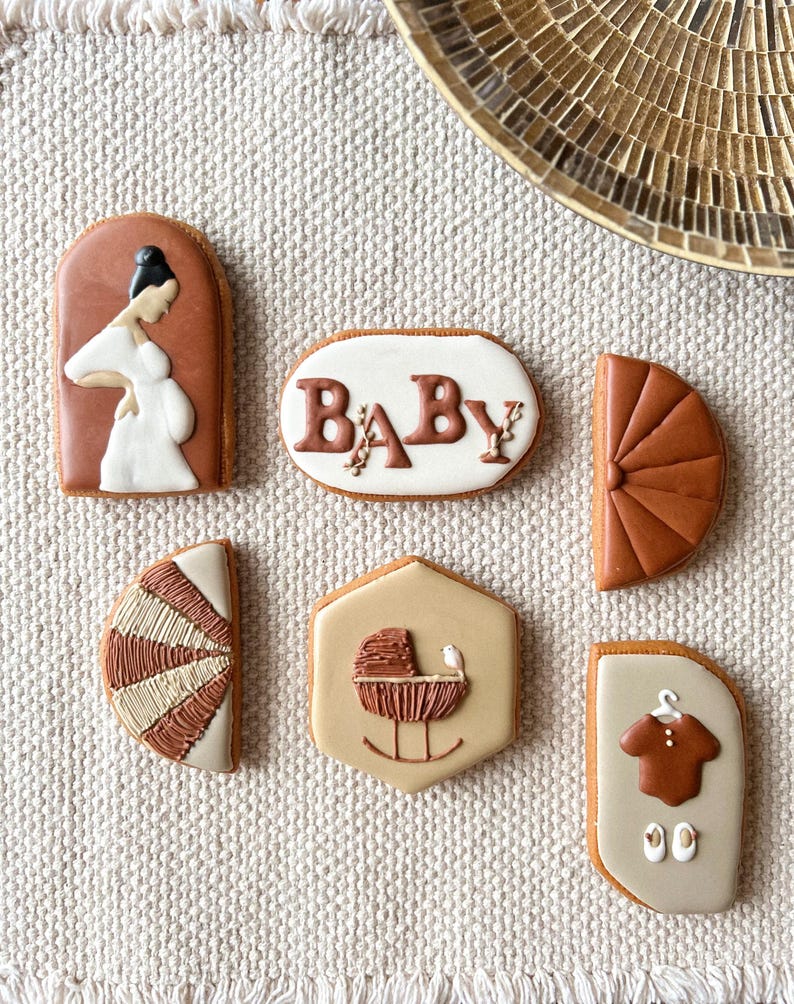 Personalized Baby Shower Cookies Custom Decorated Sugar Cookies - Etsy