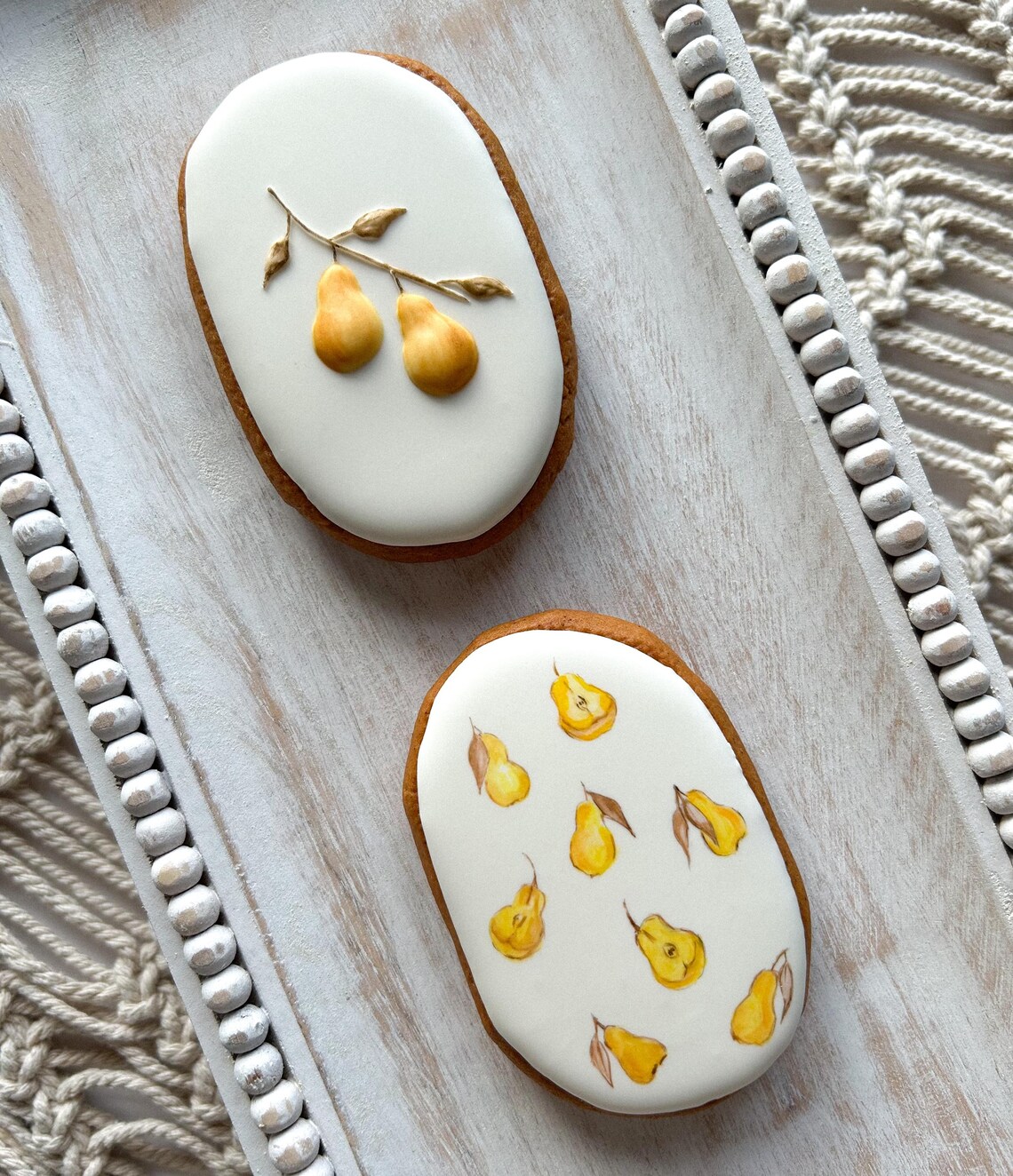 Personalized Decorated Cookies Lavender & Pear Birthday Gift - Etsy