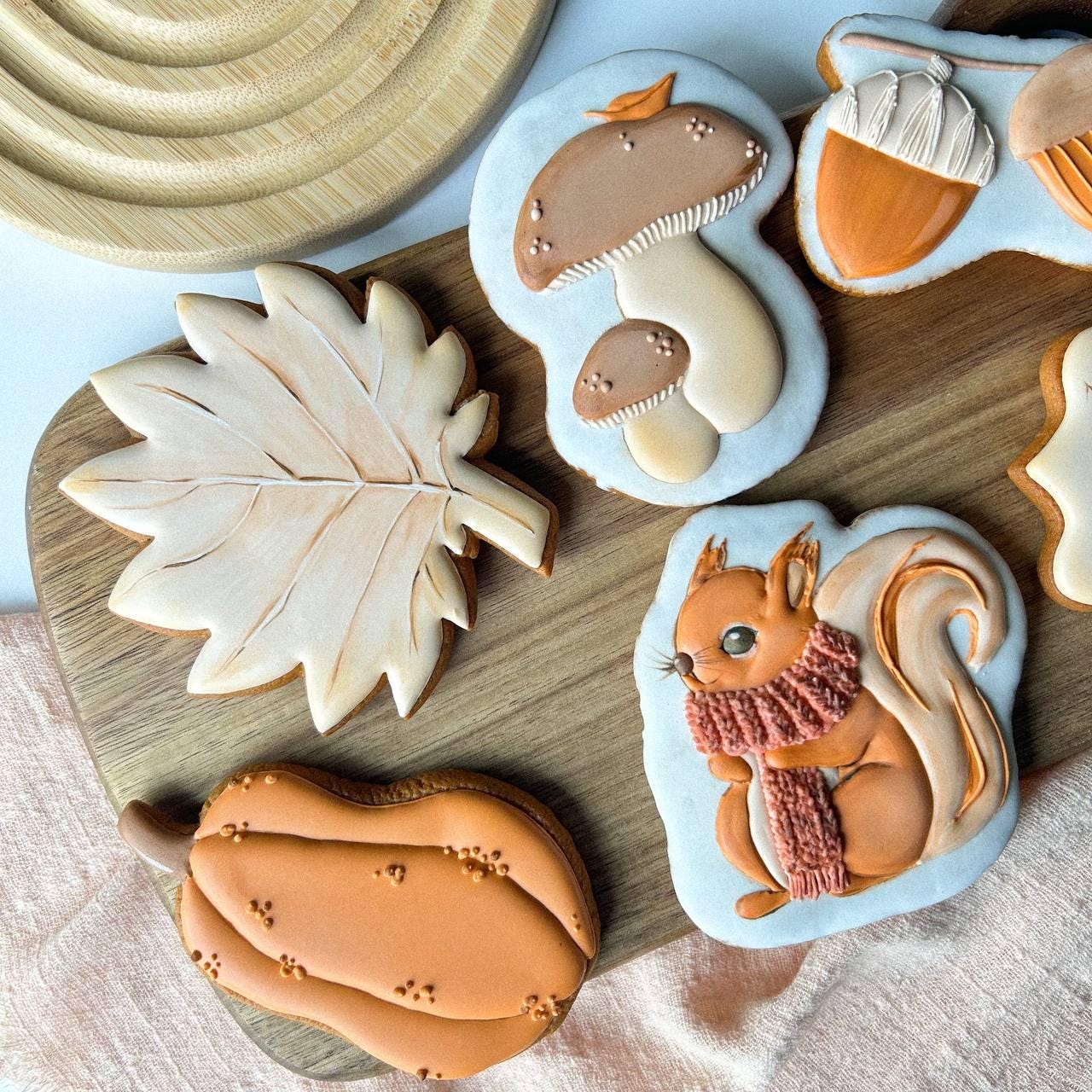 Fall Cookies, Autumn Ginger Cookies, Decorated Cookies, Pumpkin ...