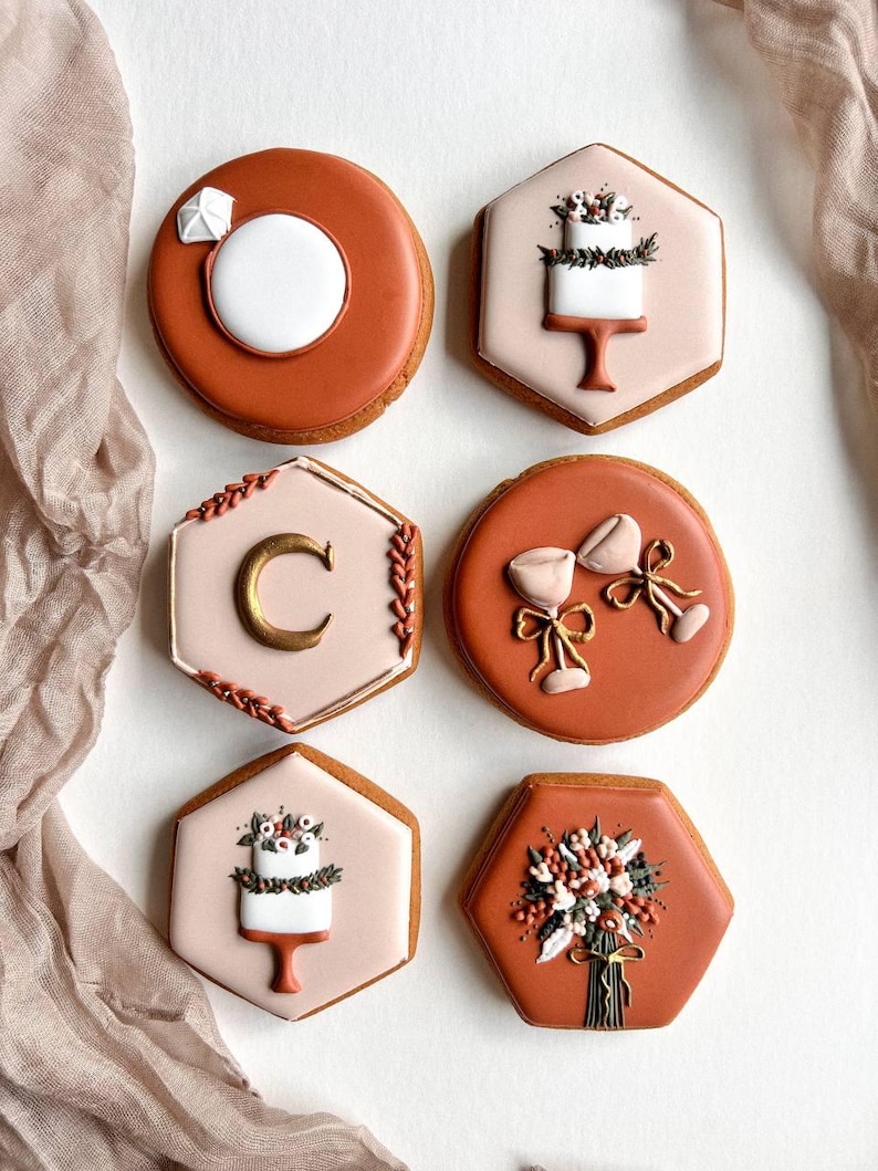 Personalized Wedding Cookies: Custom Sugar Cookie Favors - Etsy