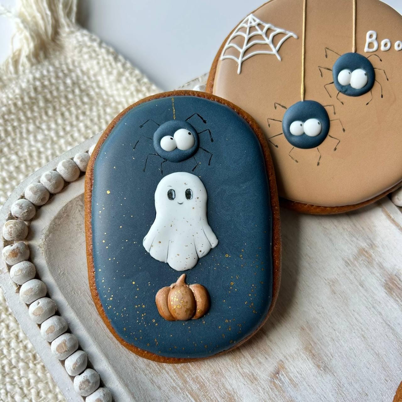 Halloween Decorated Cookies Royal Icing Pumpkin Gift - Etsy