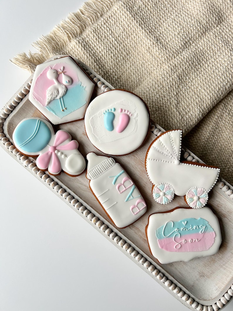 Personalized Baby Shower Cookies Custom Decorated Gift - Etsy