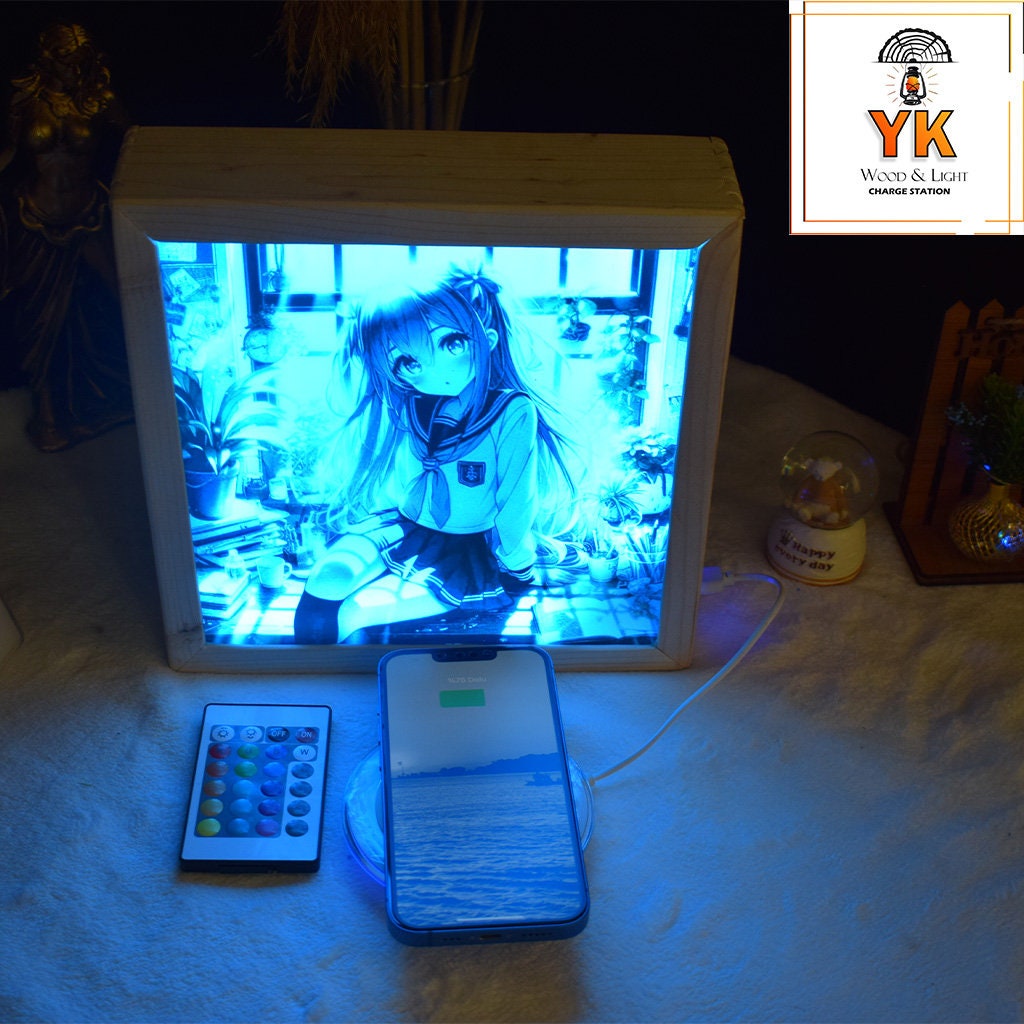 Anime Lightbox Anime Inspired Night Light Anime Inspired LED Light Box ...