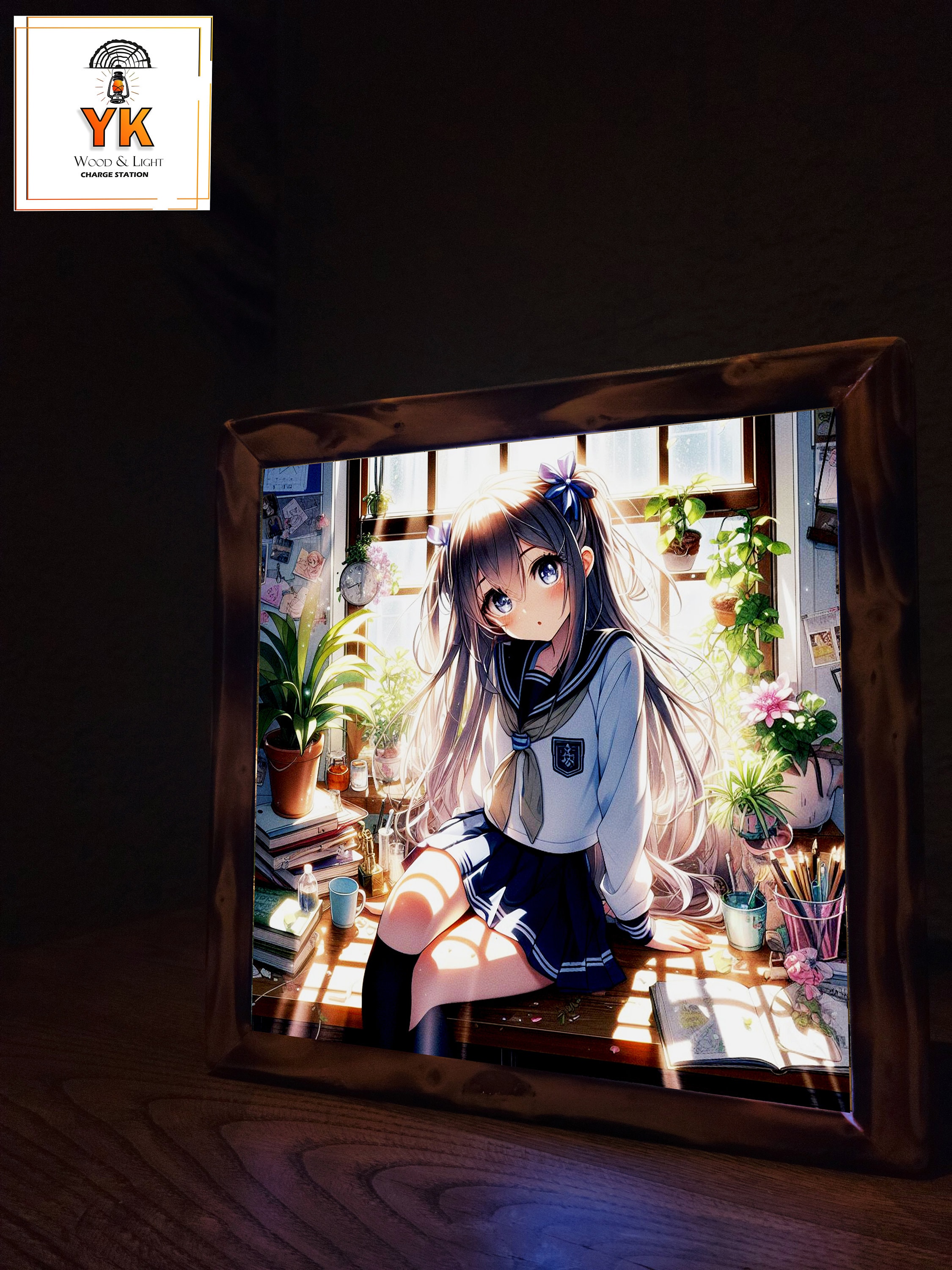 Anime Lightbox Anime Inspired Night Light Anime Inspired LED Light Box ...