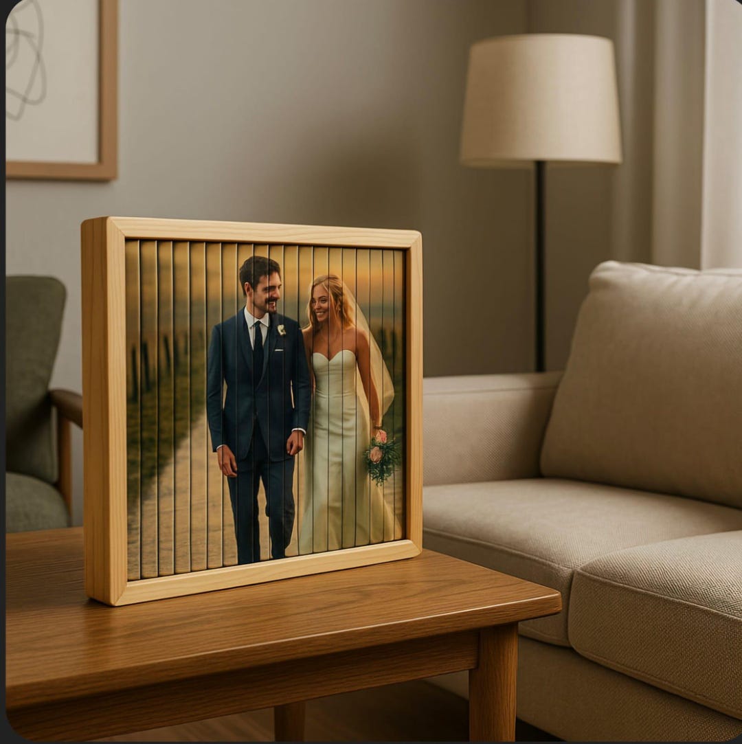 Lenticular Art Print Two Image Flip Panel, Optical Illusion Wall Art ...