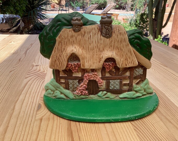Vintage Cottage Cast Iron Doorstop - Etsy