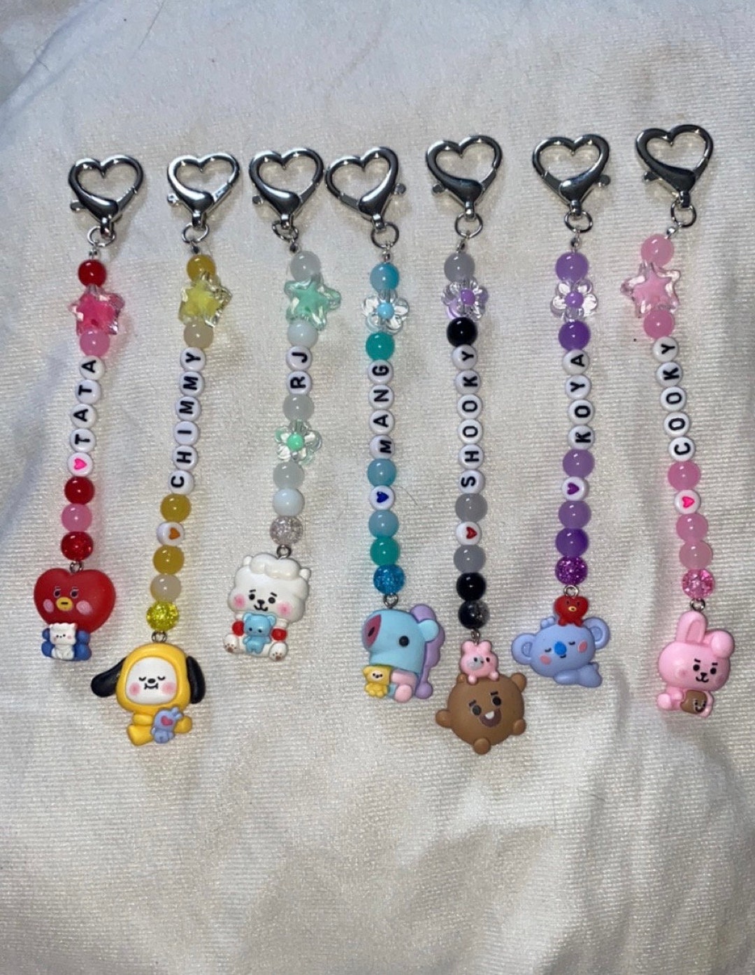 Bts Bt21 Keychains - Etsy
