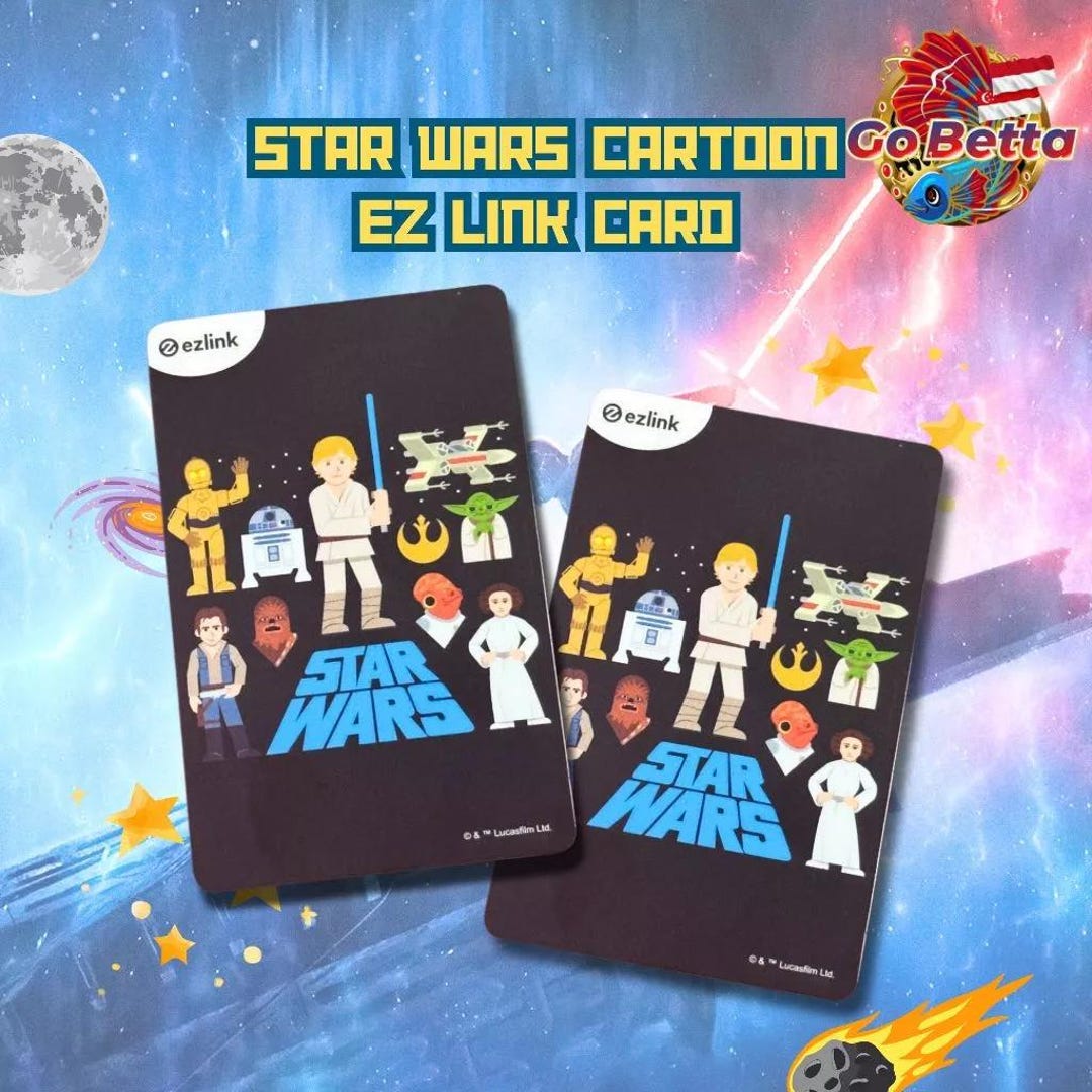 Star Wars Simplygo Ez-link Card MRT Bus Ez Link Cards Starwars Ez Link ...