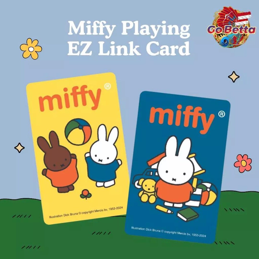 Miffy Simplygo Ez-link Card MRT Bus Ez Link Cards Miffy Playing ...
