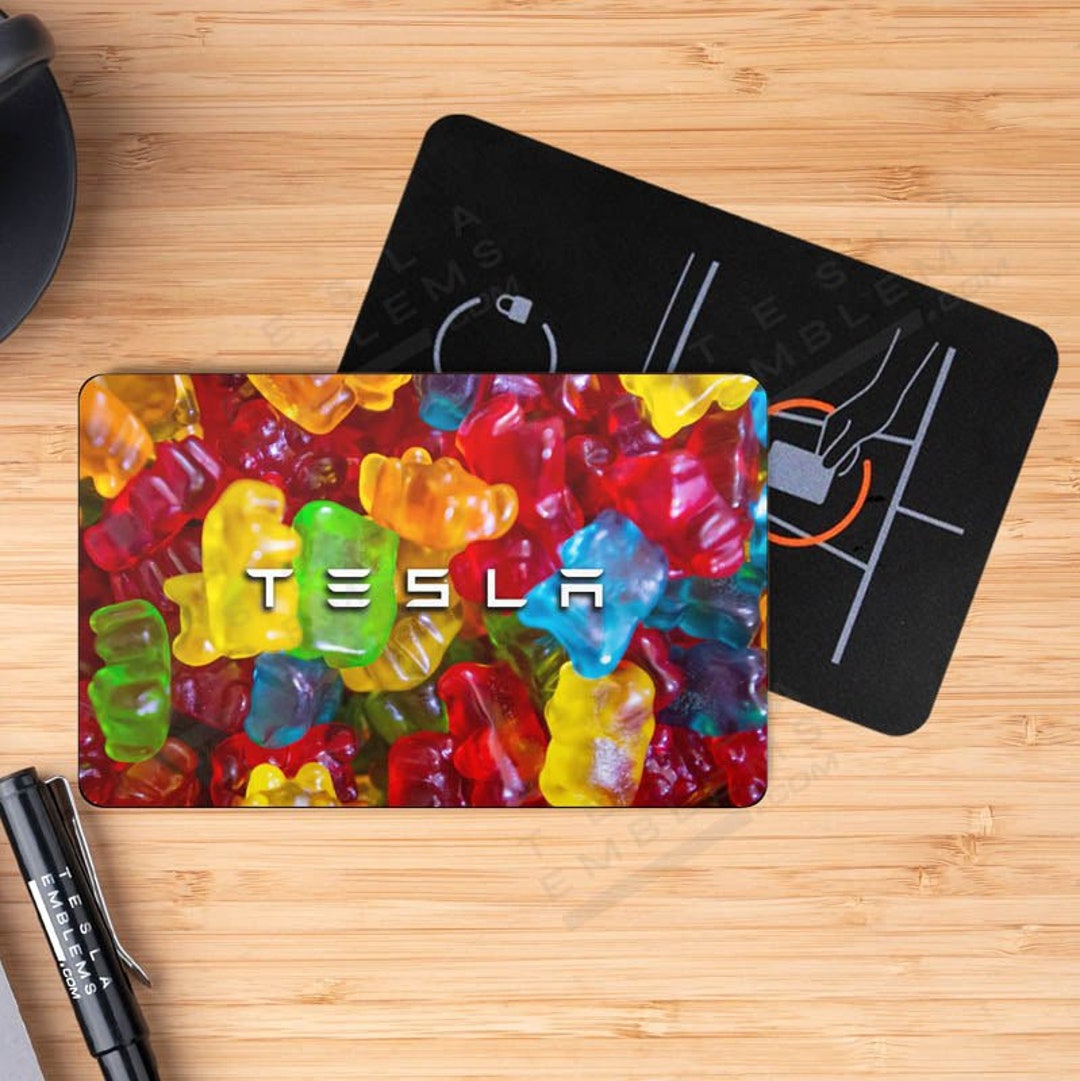 Gummy Bear Tesla Keycard Decal - Etsy
