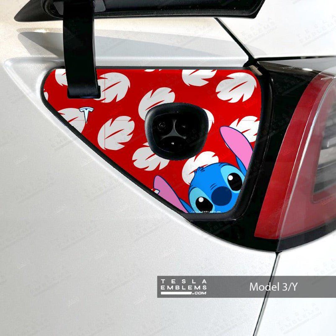 Lilo & Stitch Tesla Charge Port Wrap - Etsy