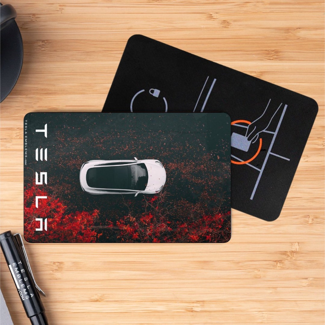 Model 3 Fall Tesla Keycard Decal - Etsy