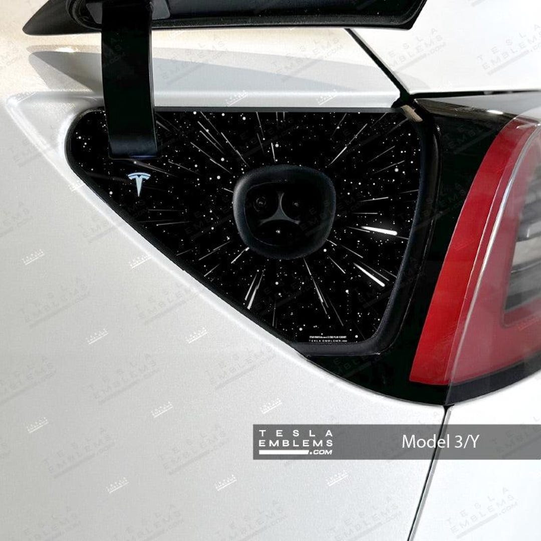 Warp Drive Tesla Charge Port Wrap - Etsy
