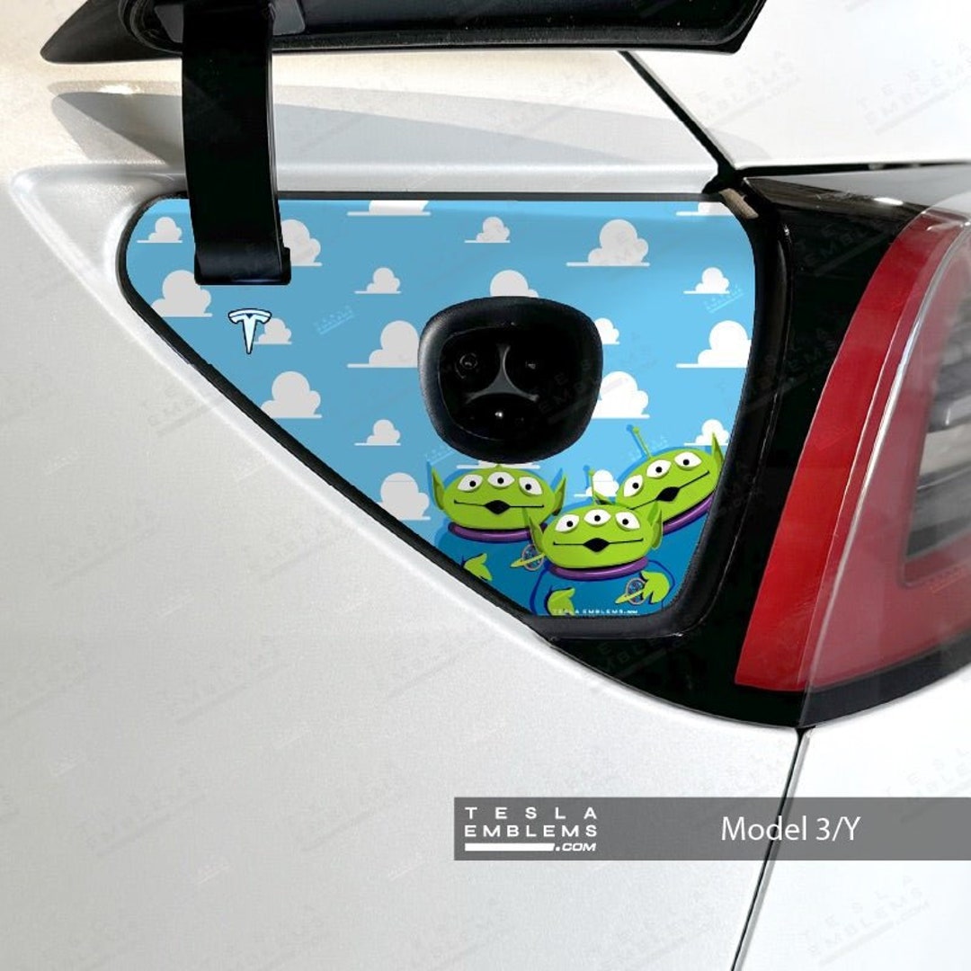 Toy Story Aliens Tesla Charge Port Wrap - Etsy