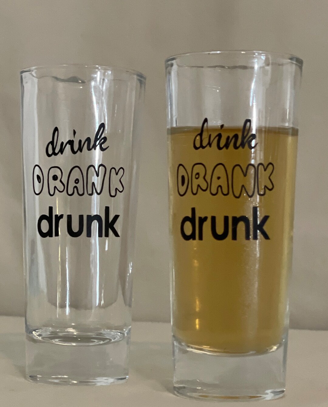 Funny Shot Glass Shot Glass Vinyl Decal Glass Vinyl Name Decal Shot ...