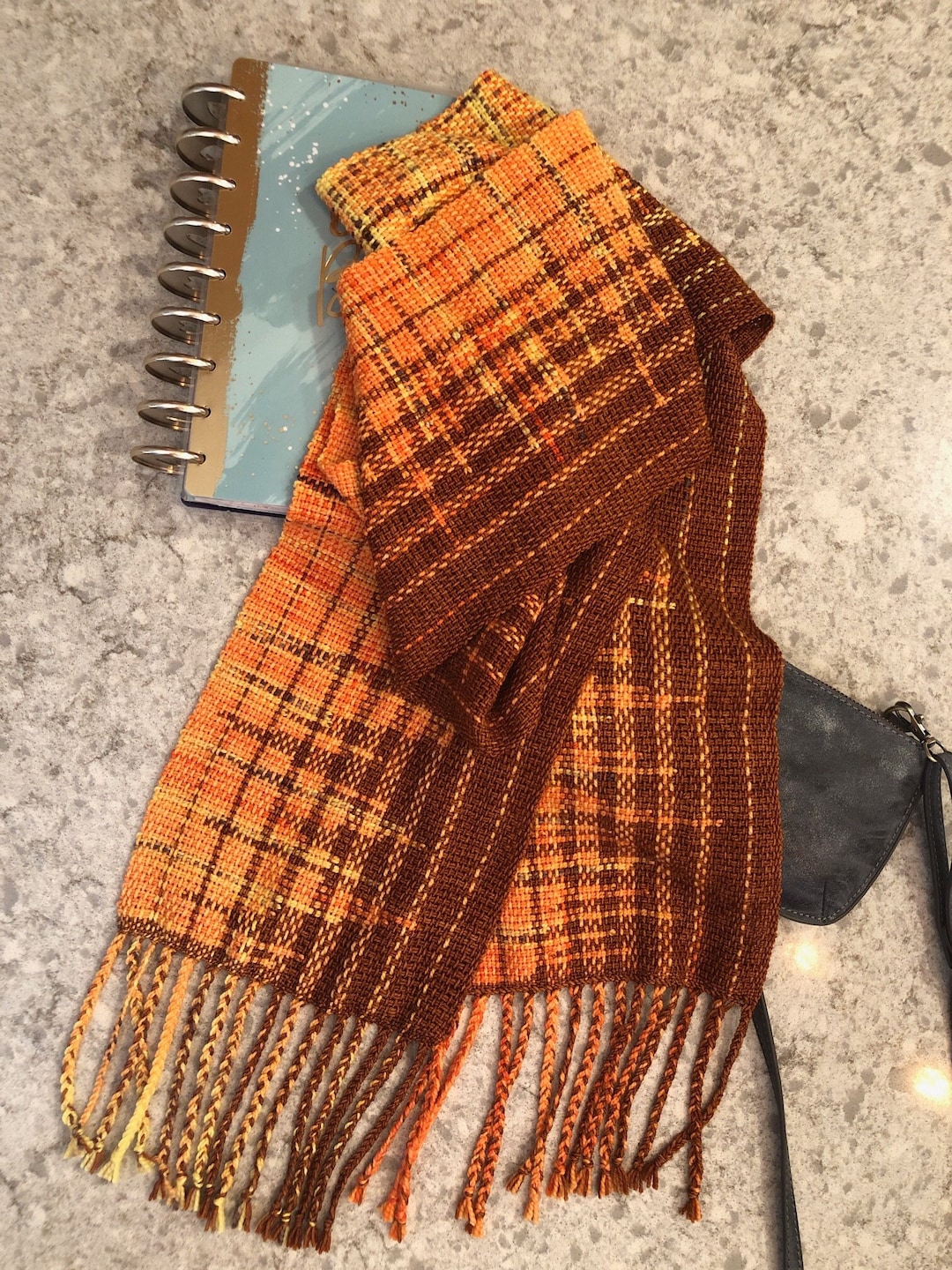Tiger Lilies by the Roadside - A Clasped Weft Scarf Rigid Heddle ...