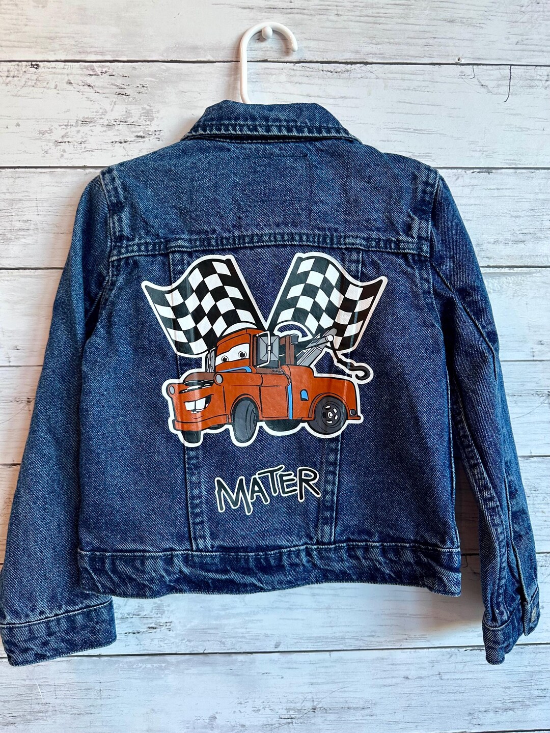 Disney Pixar Cars Tow Mater Denim Jacket - Etsy