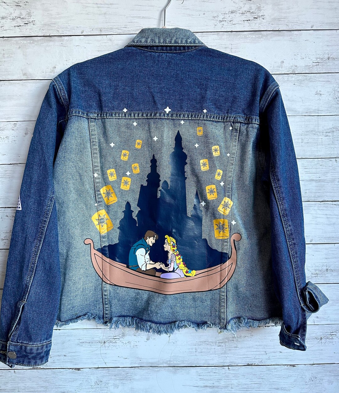 Disney Rapunzel Denim Jean Jacket - Etsy