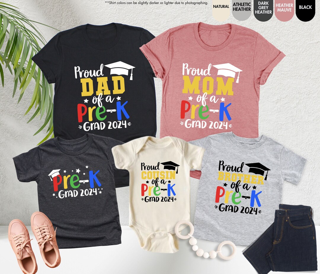 Custom Pre-k Graduation Shirt,pre-k Graduate Family Shirts,pre-k ...