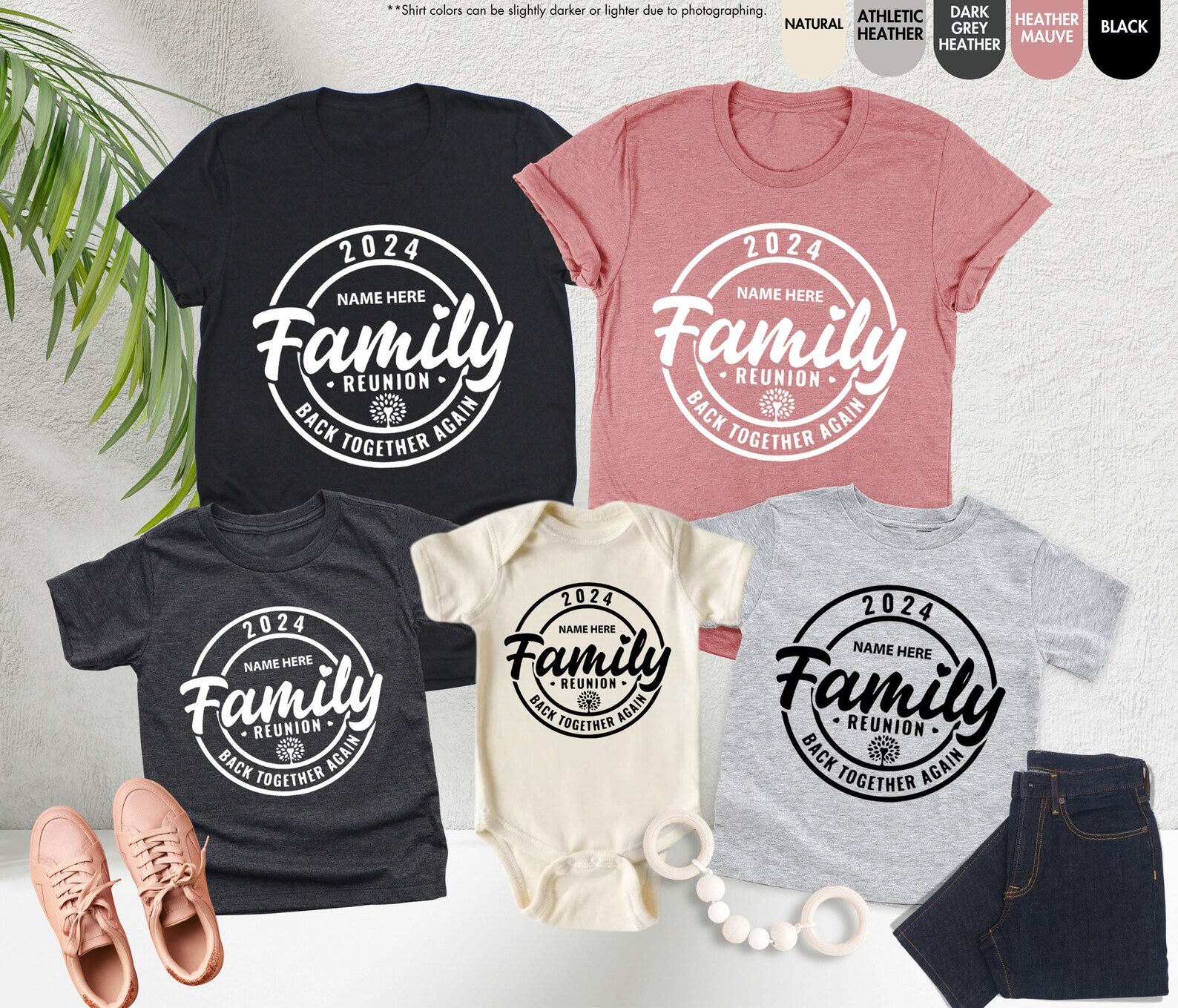 Custom Family Reunion Shirts, Personalized Family Name, Family Reunion ...
