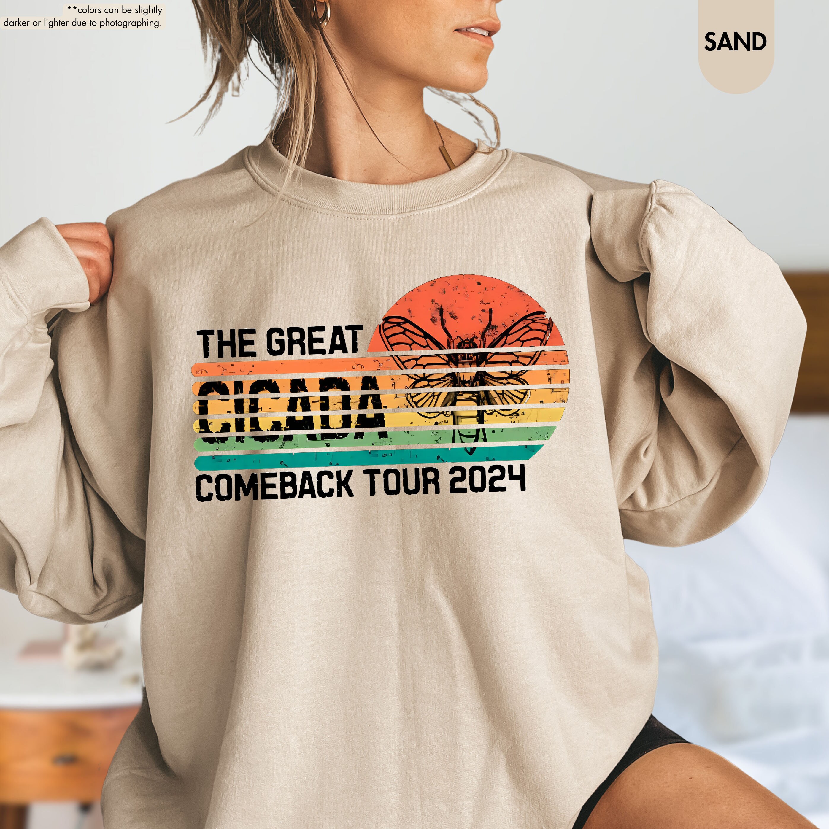 The Great Cicada Comeback Tour 2024 Shirt,cicada Shirt,cicada Gift ...