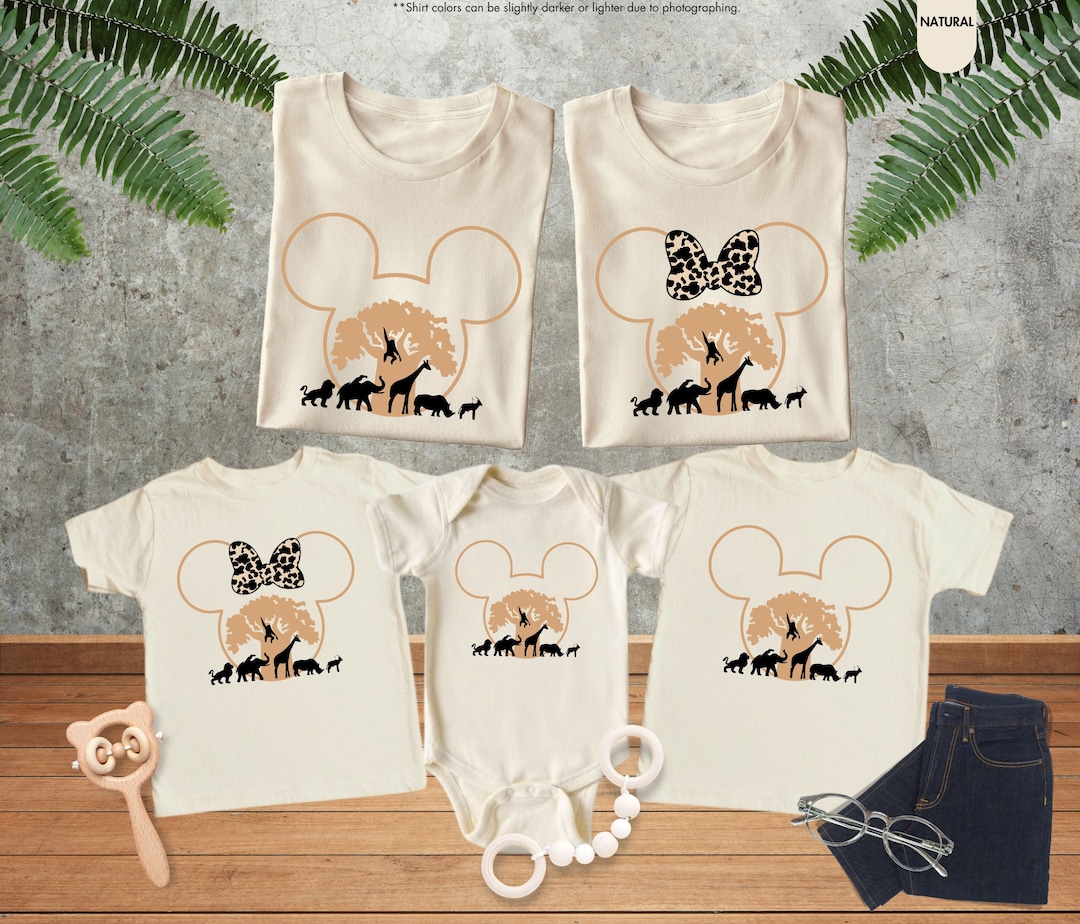 Custom Animal Kingdom Shirts, Mickey Minnie Safari Shirts, Safari ...