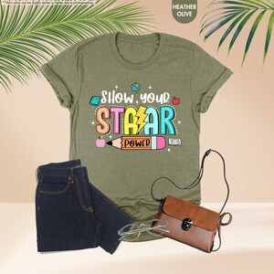 Show Your Staar Power Shirt, Test Day Shirt, State Testing Shirt ...