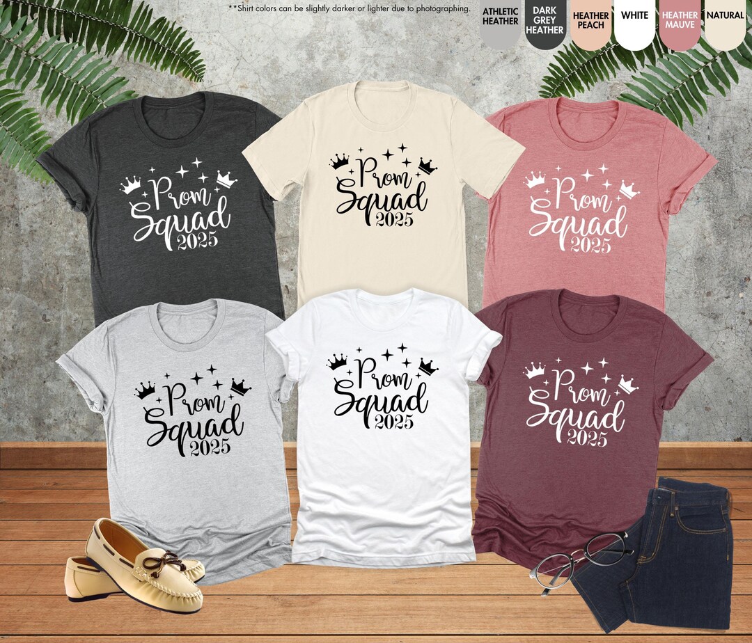 Prom Squad Shirt, Prom Shirt, Graduation Party Shirt, Prom 2025 Shirt ...