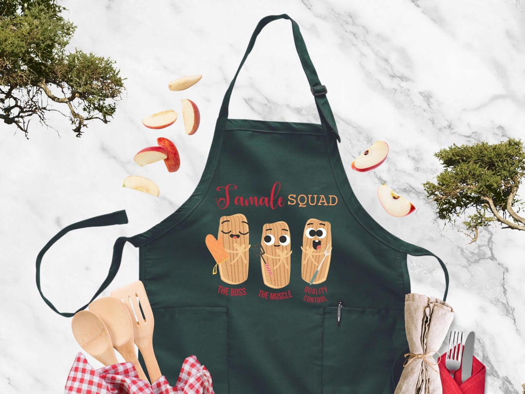 Tamale Squad Apron, Tamale Apron, Tamale Making Crew Apron, Mexican ...