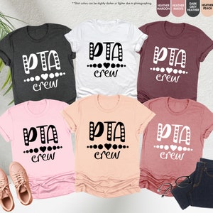 PTA Crew Shirts, PTA Shirt, Parent Teacher Association Shirt, PTA Gifts ...