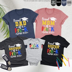 Custom Pre-k Graduation Shirt,pre-k Graduate Family Shirts,pre-k ...