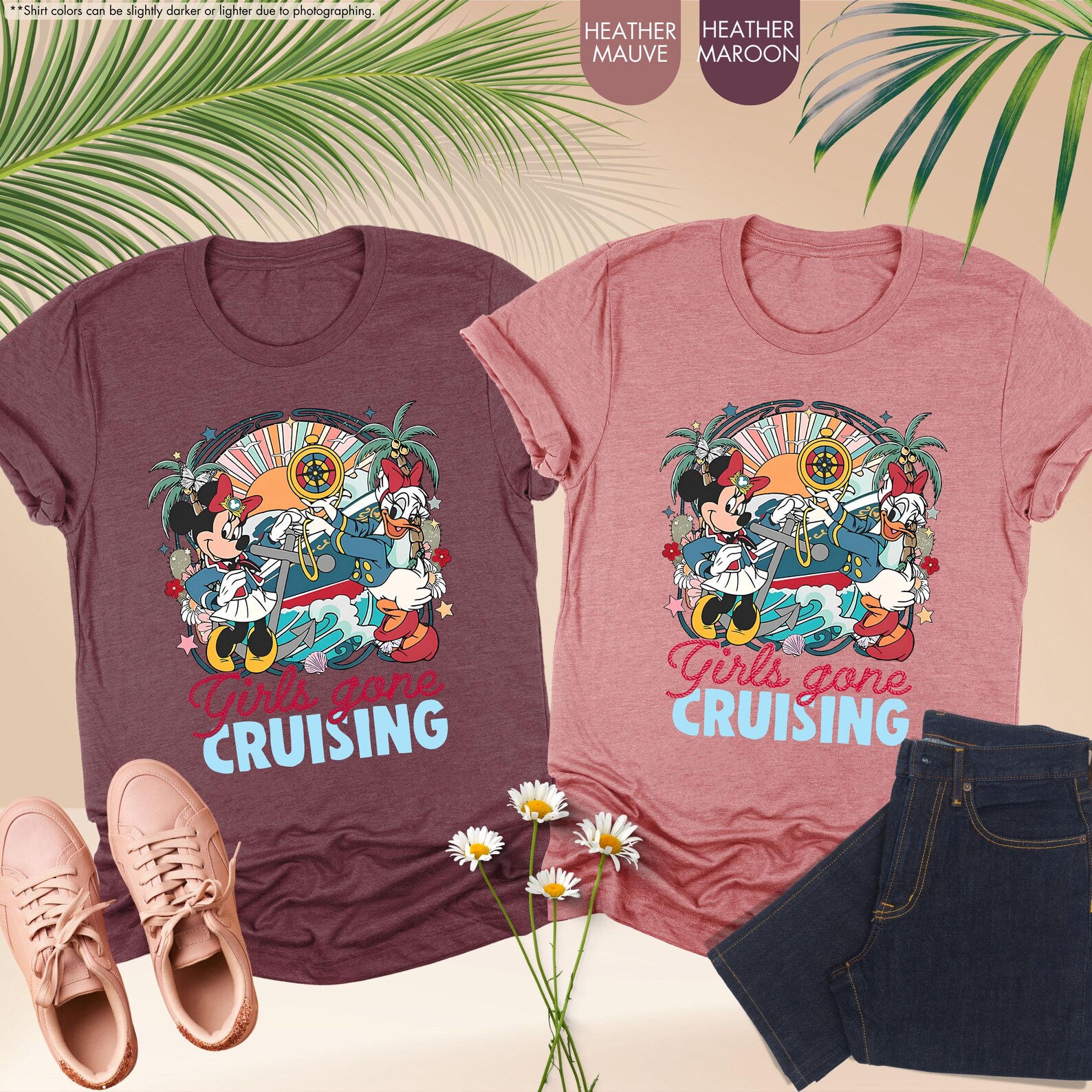 Disney Girls Gone Cruising Shirt, Minnie Daisy Girly Aesthetics Cruise ...
