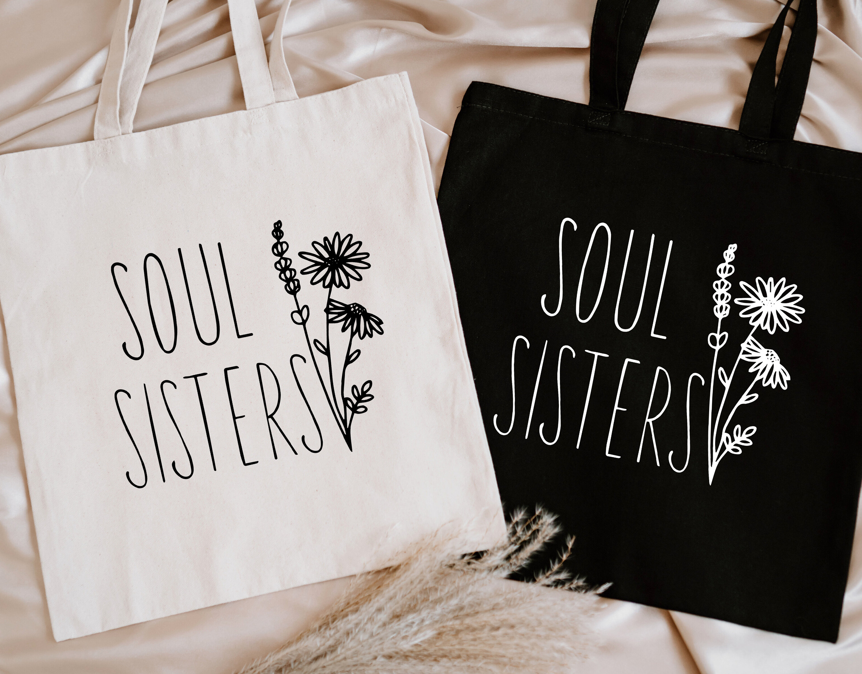 Soul Sisters Tote Bag, Friendship Bags, Besties Tote Bag, Friendship ...