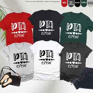 PTA Crew Shirts, PTA Shirt, Parent Teacher Association Shirt, PTA Gifts ...