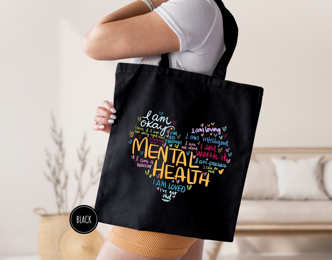 Mental Health Tote Bag, Womens Mental Health, Mental Health Matters ...