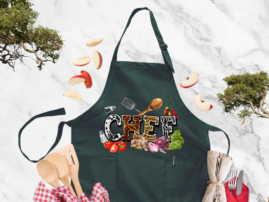 Funny Chef Apron, Western Chef Apron, Cooking Lover, Funny Kitchen ...