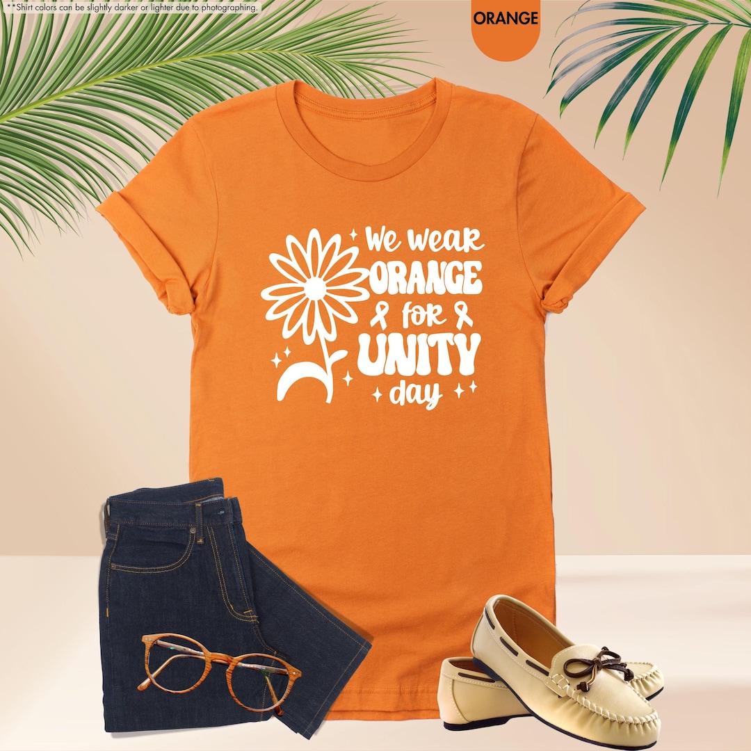 We Wear Orange for Unity Day Shirt, Unity Day Shirt, Bully Prevention ...