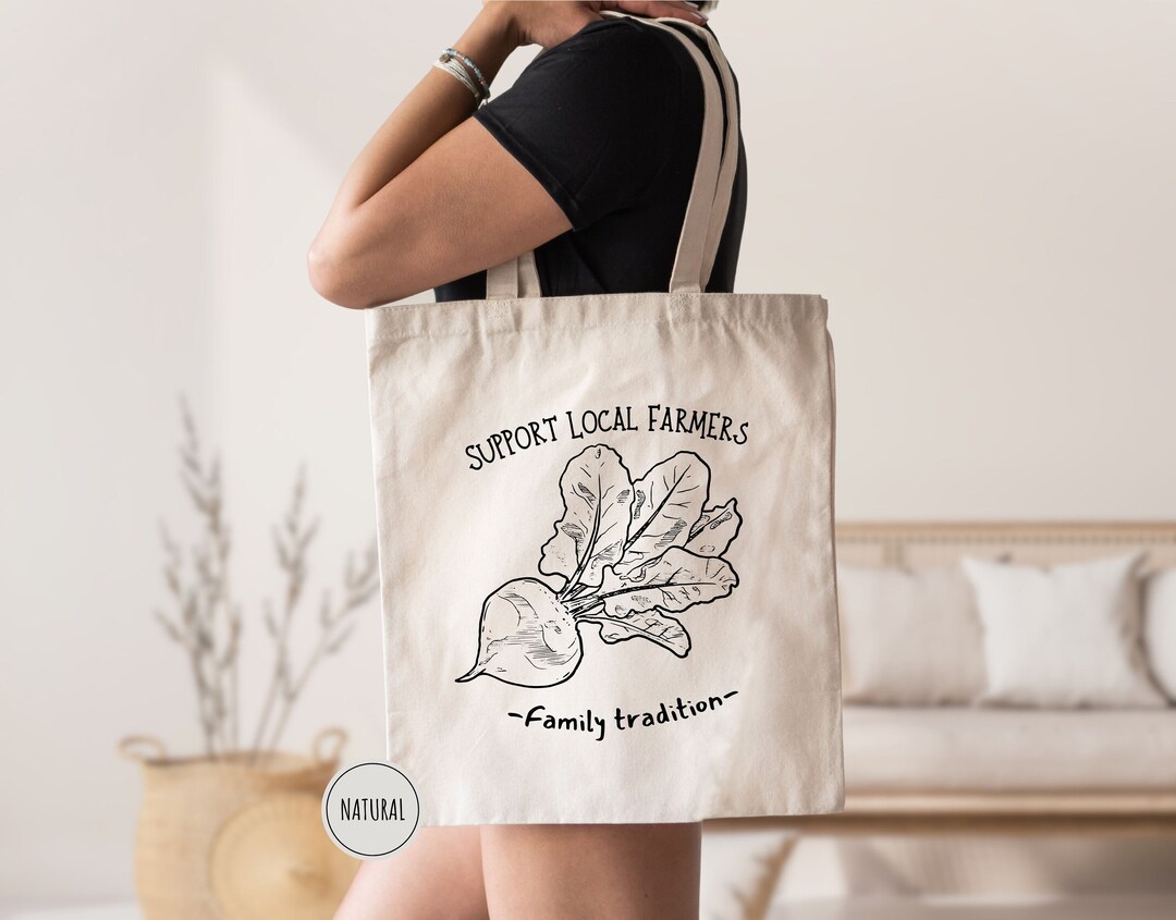 Support Local Farmers Tote Bag,local Farmers Tote Bag,local Farmers ...