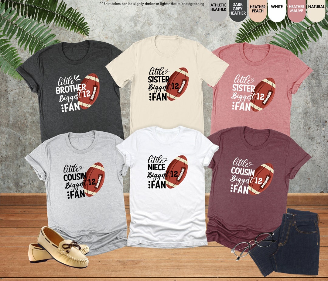 Custom Football Fan Shirt, Personalized Football Gifts, Biggest Fan ...