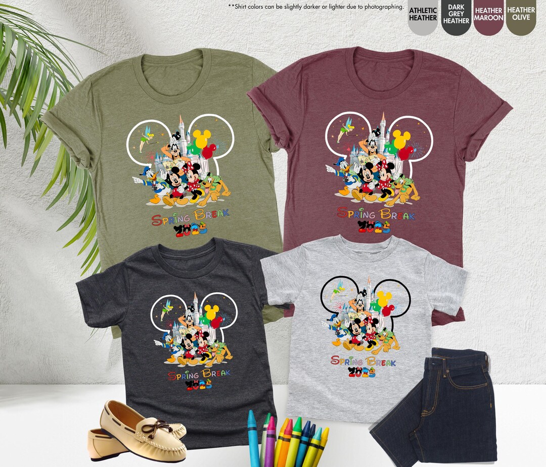 Disney Spring Break Shirt, Mickey and Friends Spring Break Crew, Disney ...