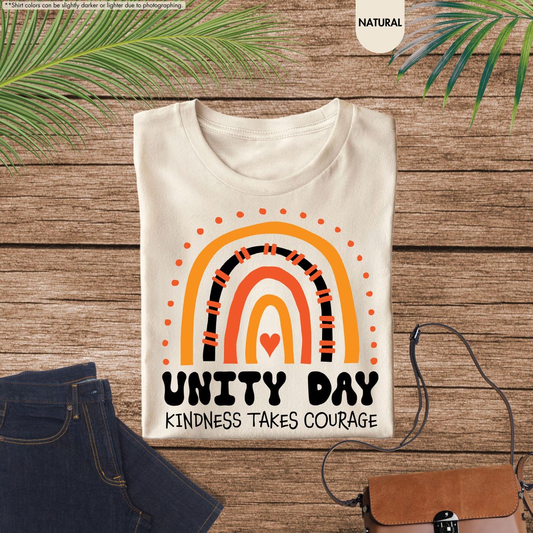 Unity Day Shirt, Kindness Takes Courage, Anti Bullying Awareness Tee ...