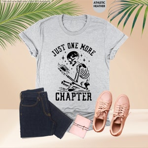 Just One More Chapter Shirt, Book Lover Shirt, Bookish Shirt, Book ...