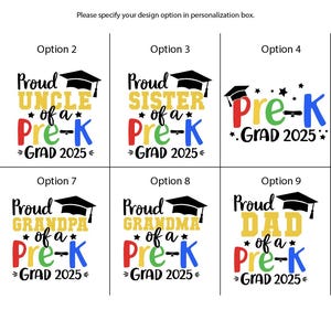 Custom Pre-k Graduation Shirt,pre-k Graduate Family Shirts,pre-k ...