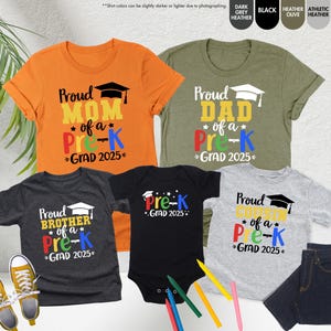 Custom Pre-k Graduation Shirt,pre-k Graduate Family Shirts,pre-k ...