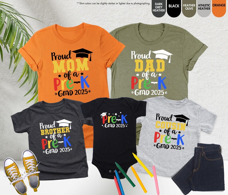 Custom Pre-k Graduation Shirt,pre-k Graduate Family Shirts,pre-k ...