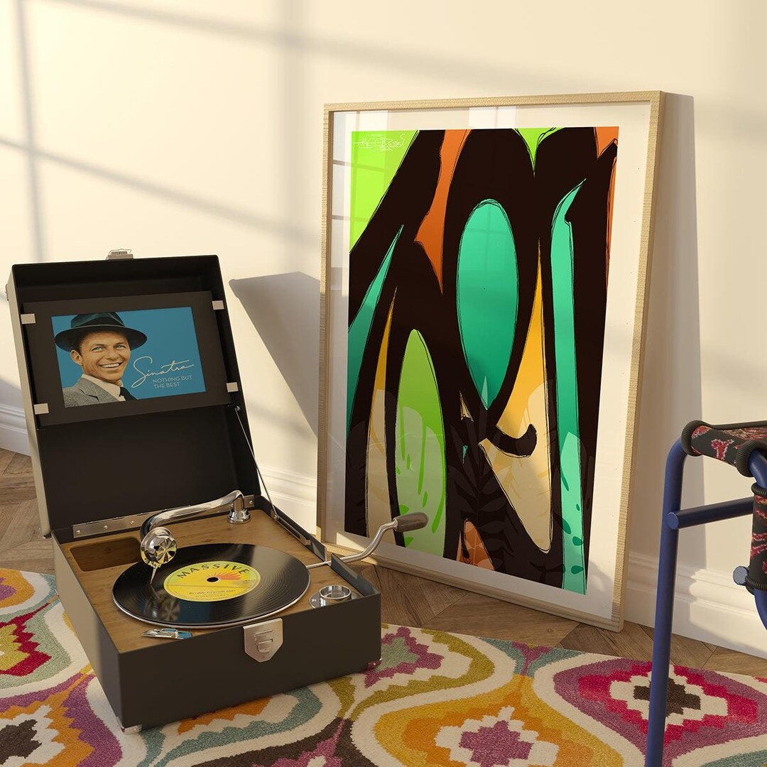 Wall Deco Street Art Gallery- Abstract Art Urban Poster Canvas Prints ...